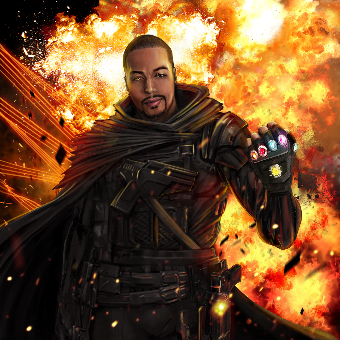 THE INFINITY POWER - MARVEL COMICS CUSTOM ARTWORK