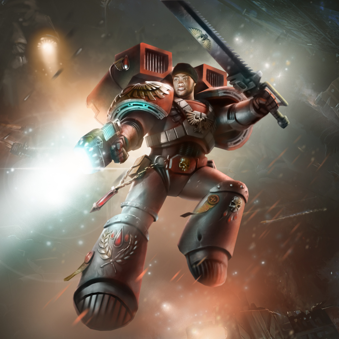 THE REAL WAR MACHINE - WARHAMMER 40000 CUSTOM DRAWING