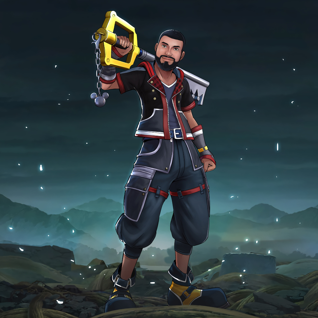 THE KEY HERO - KINGDOM HEART CUSTOM PORTRAIT