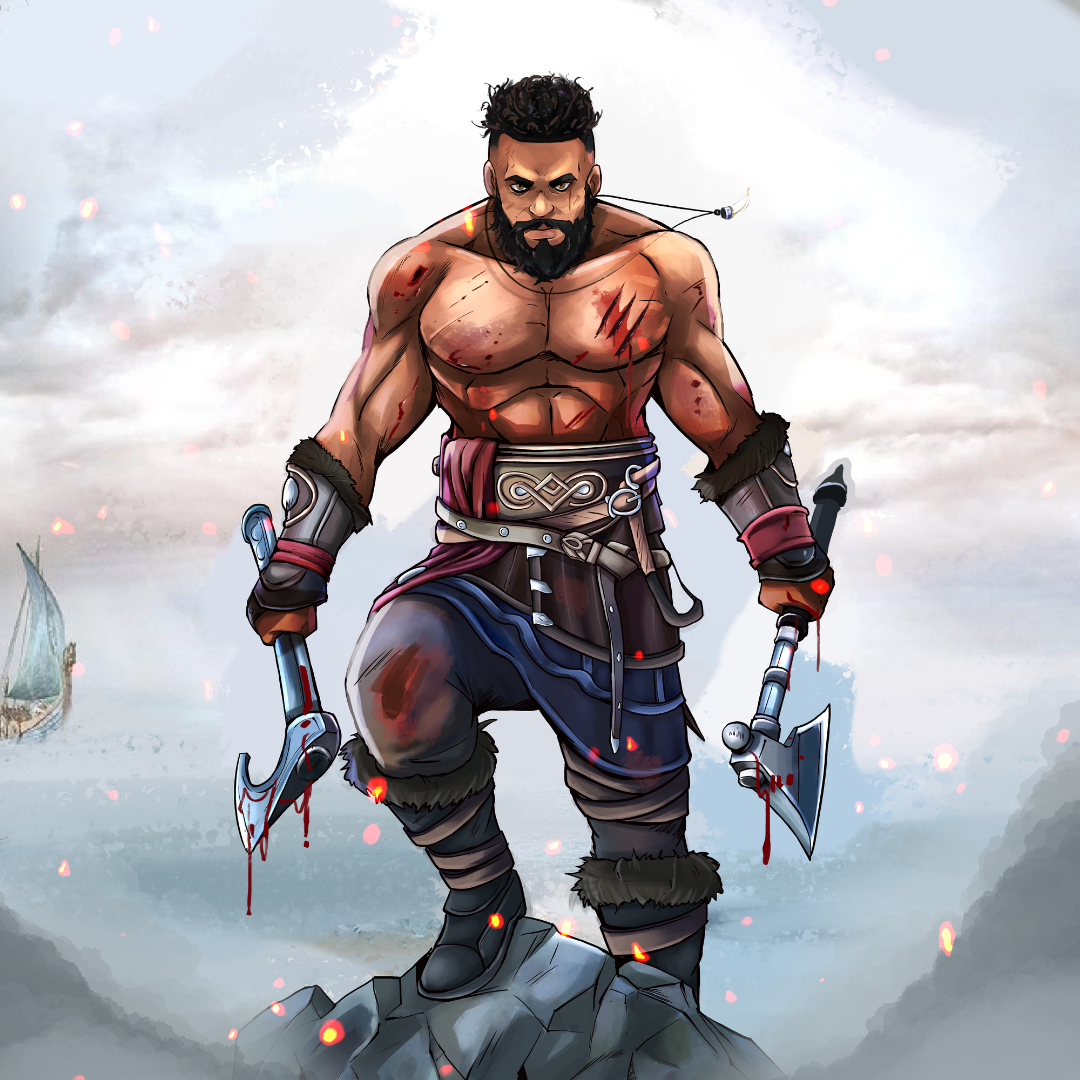 THE VALHALLA WARRIOR - ASSASSIN CREED CUSTOM DRAWING