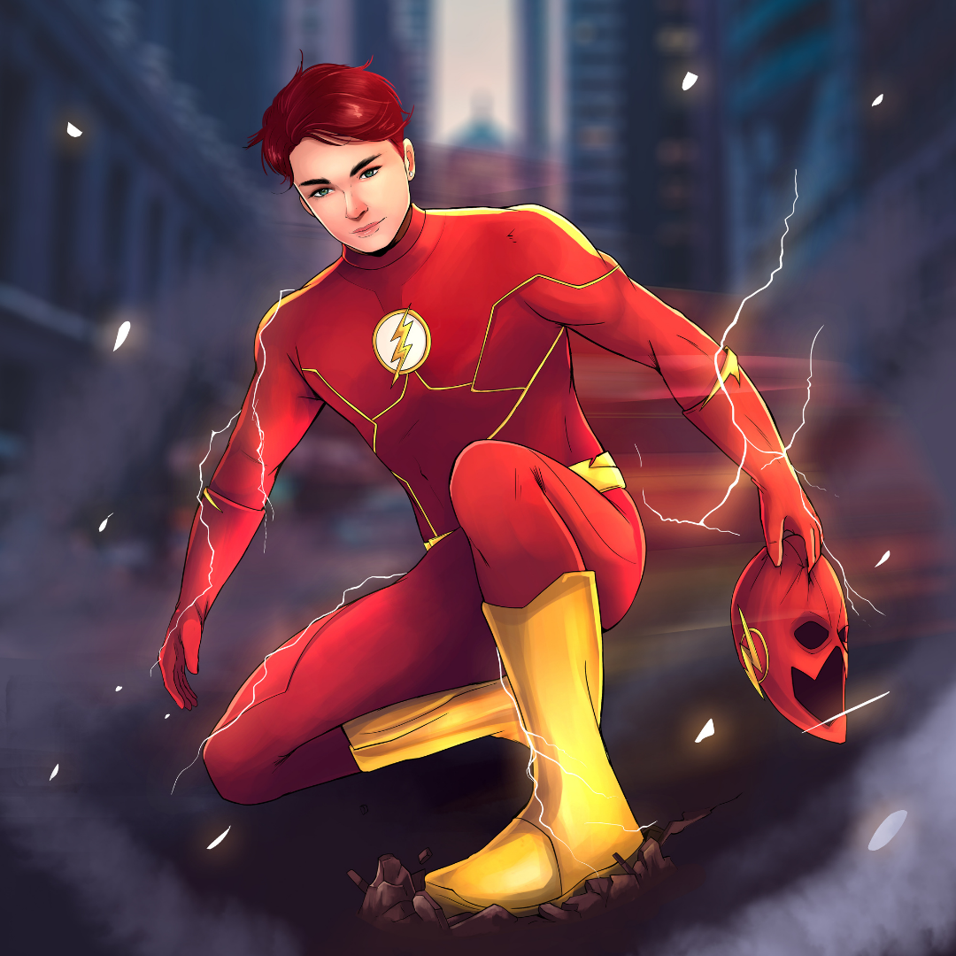 THE FASTEST MAN ALIVE - DC COMICS CUSTOM DRAWING