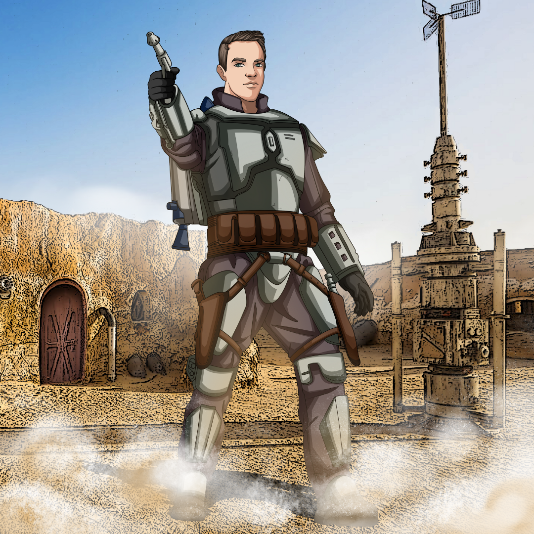 READY FOR A BATTLE - STAR WARS CUSTOM DRAWING