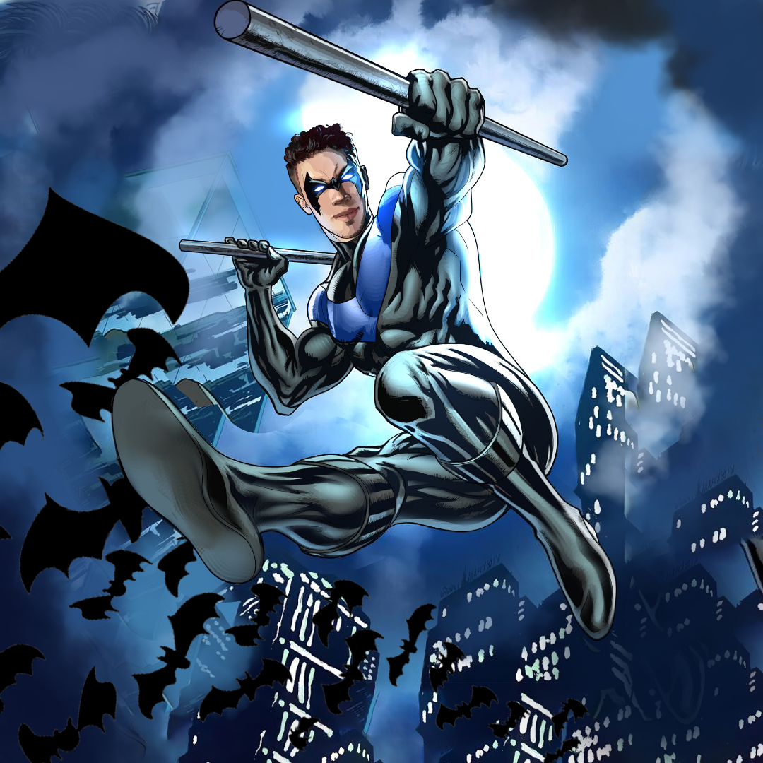 THE BEST ROBIN - DC HEROES CUSTOM DRAWING