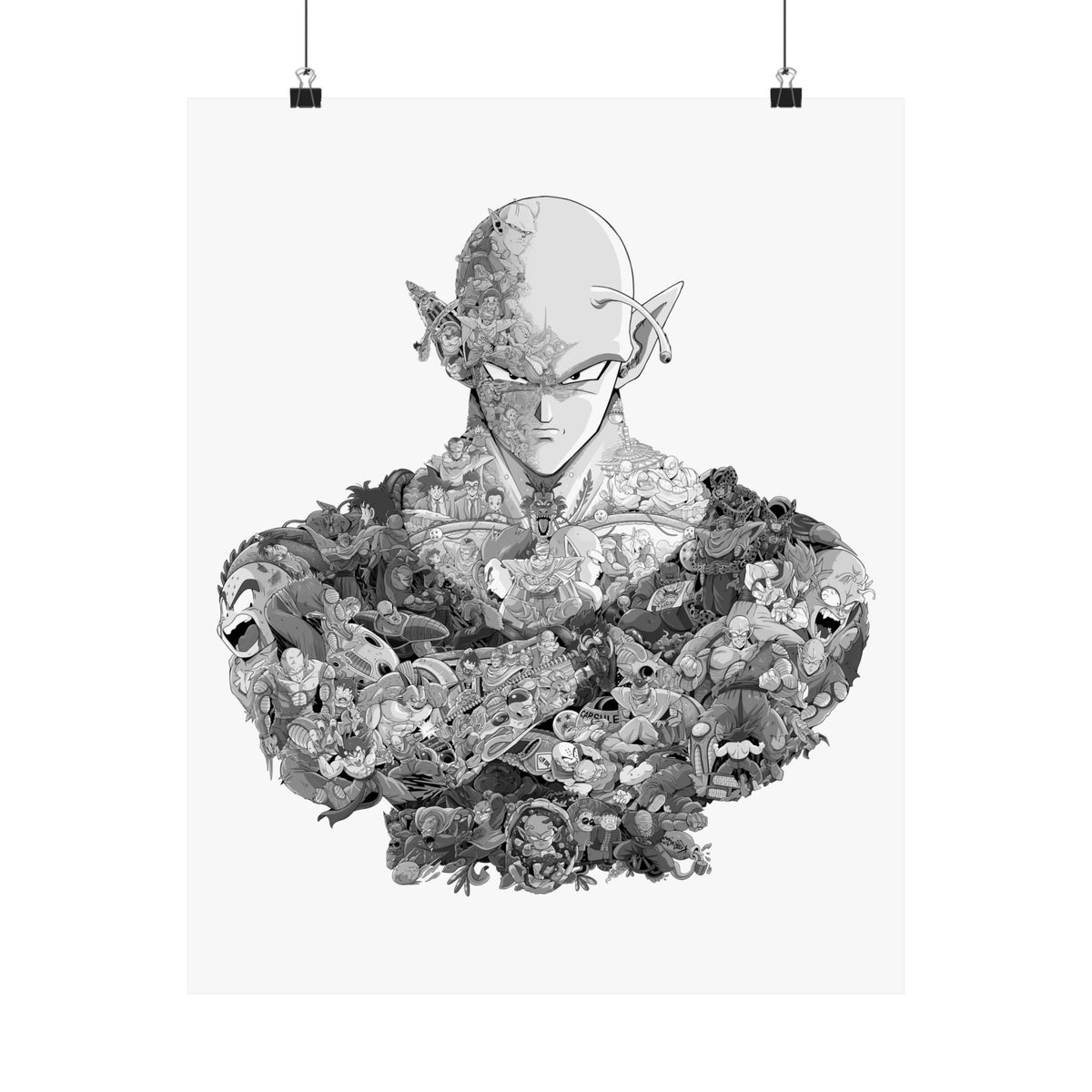 PICCOLO BLACK & WHITE POSTER