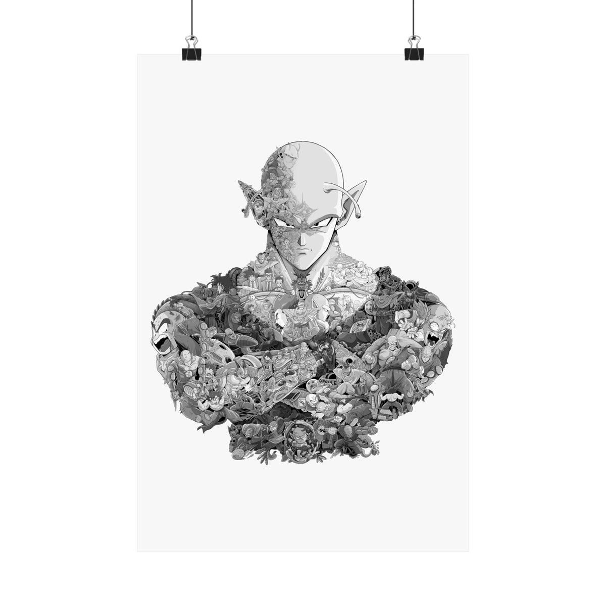 PICCOLO BLACK & WHITE POSTER