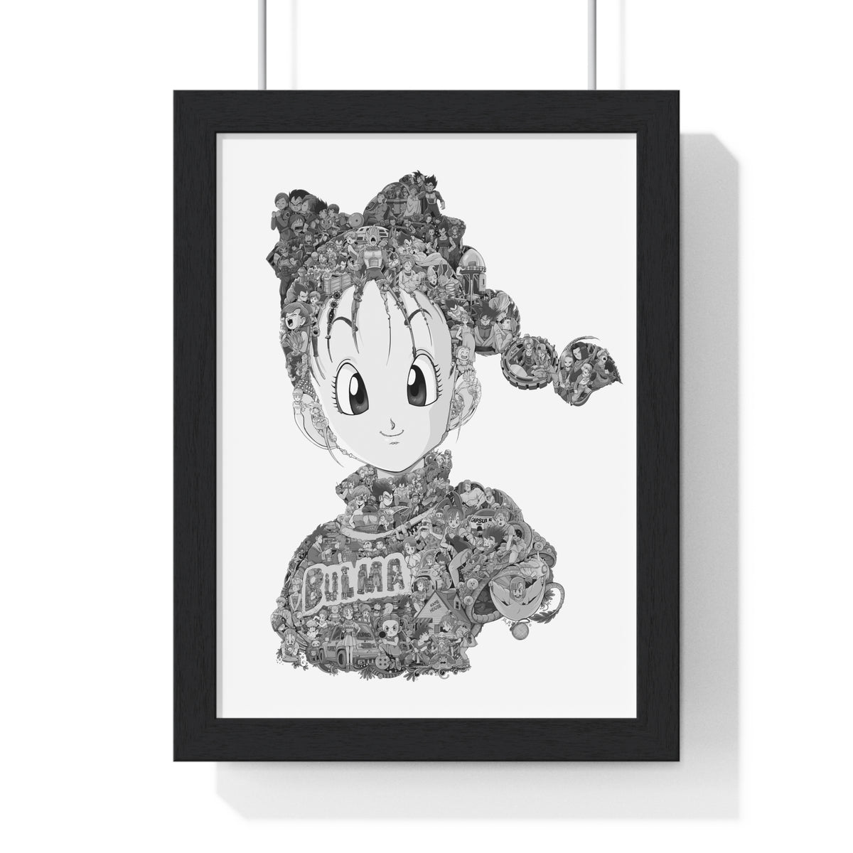 BULMA BLACK & WHITE FRAMED POSTER