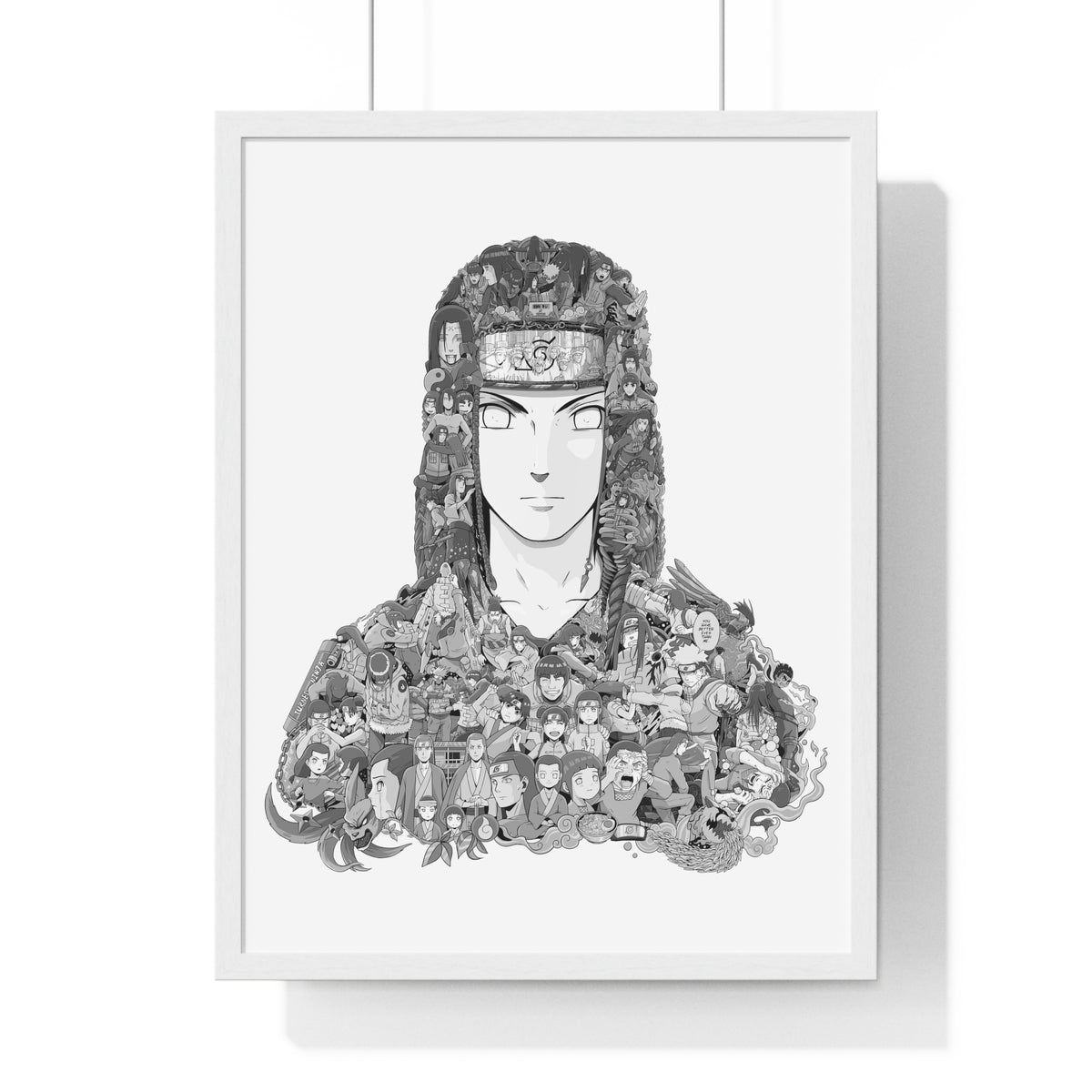 NEJI BLACK & WHITE FRAMED POSTER