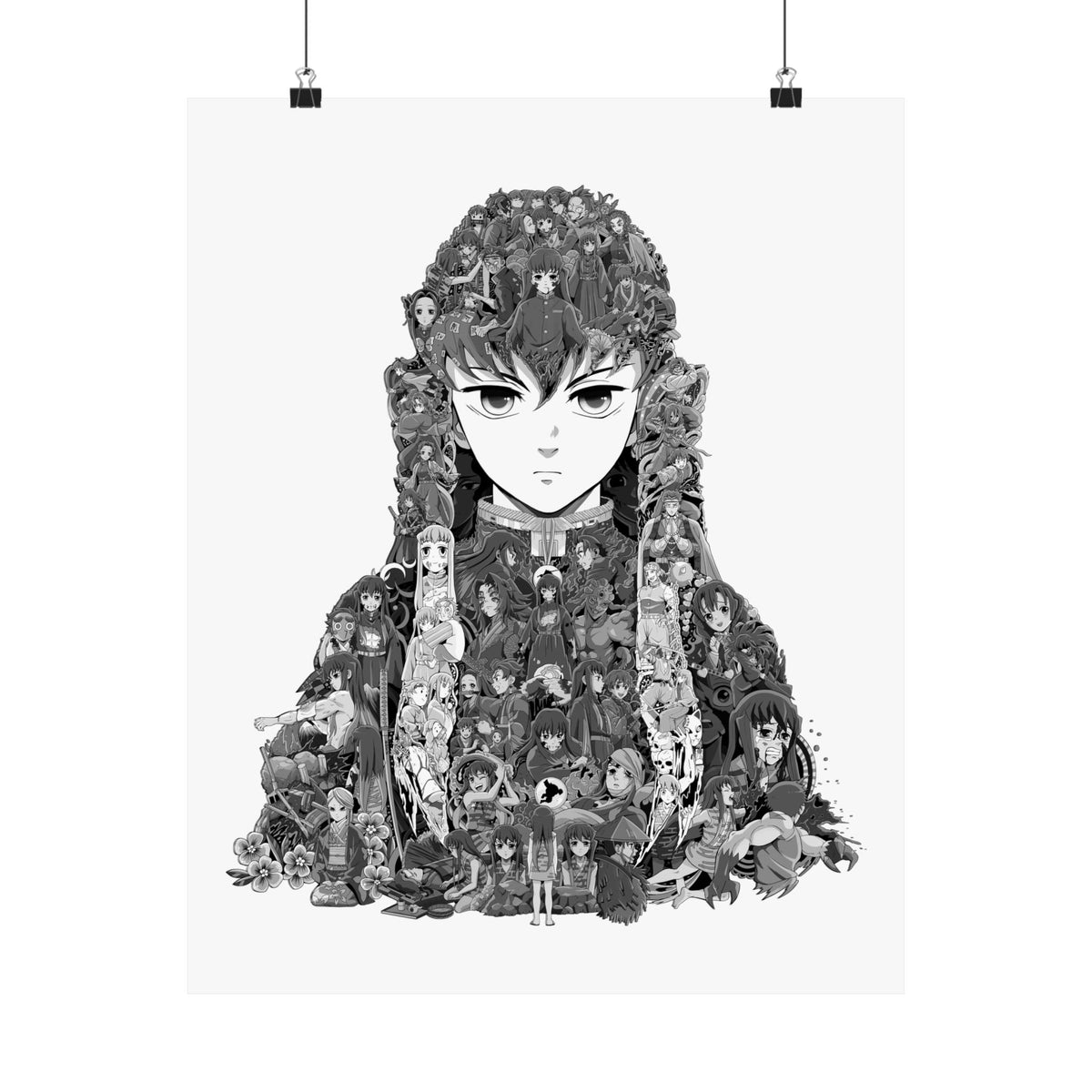 MUICHIRO BLACK & WHITE POSTER