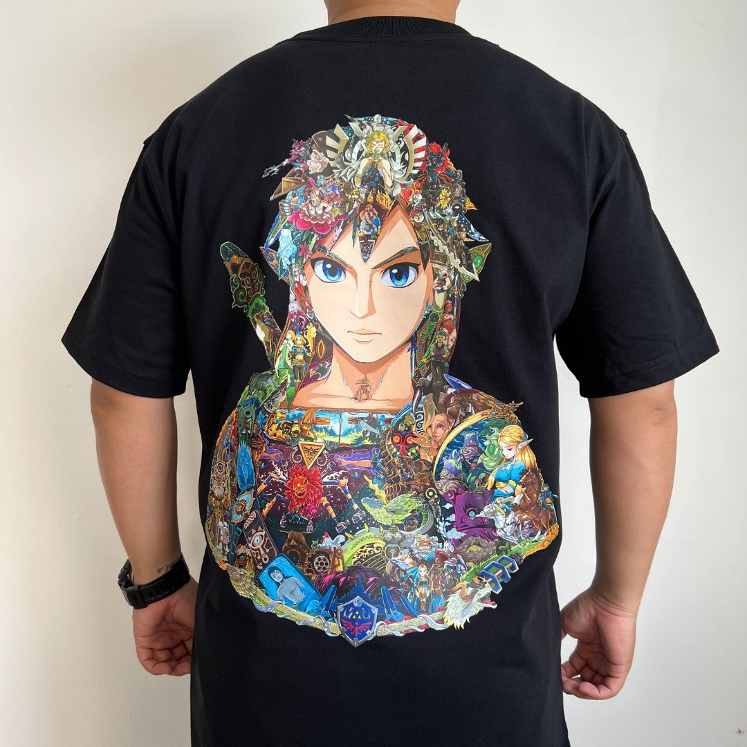 LINK COLOR PREMIUM T-SHIRT (Art on back - Ship from Viet Nam)