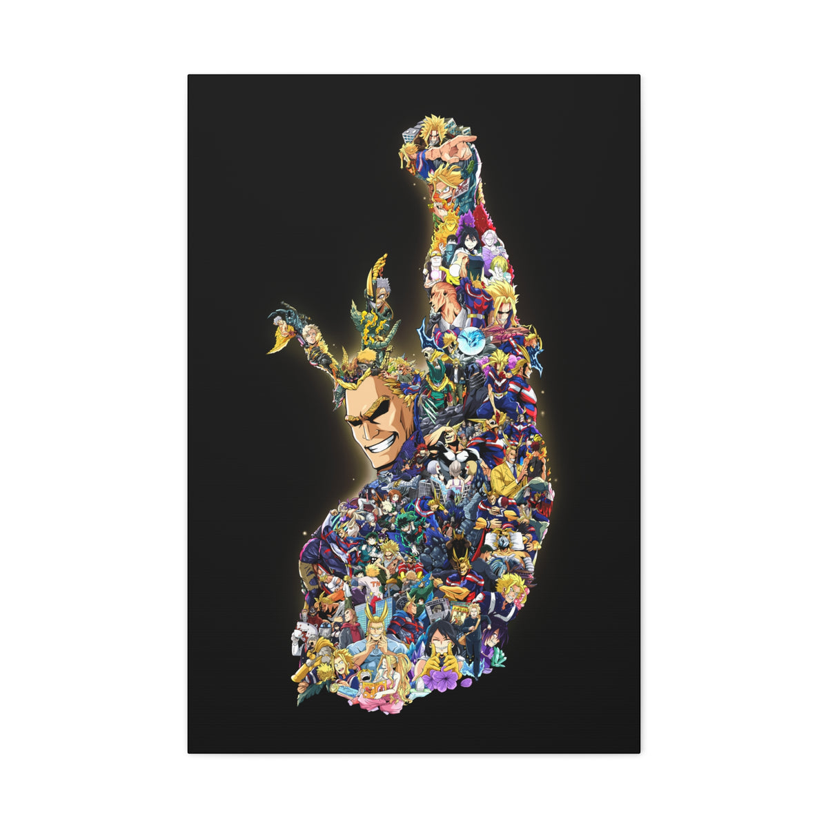 ALL MIGHT COLOR CANVAS