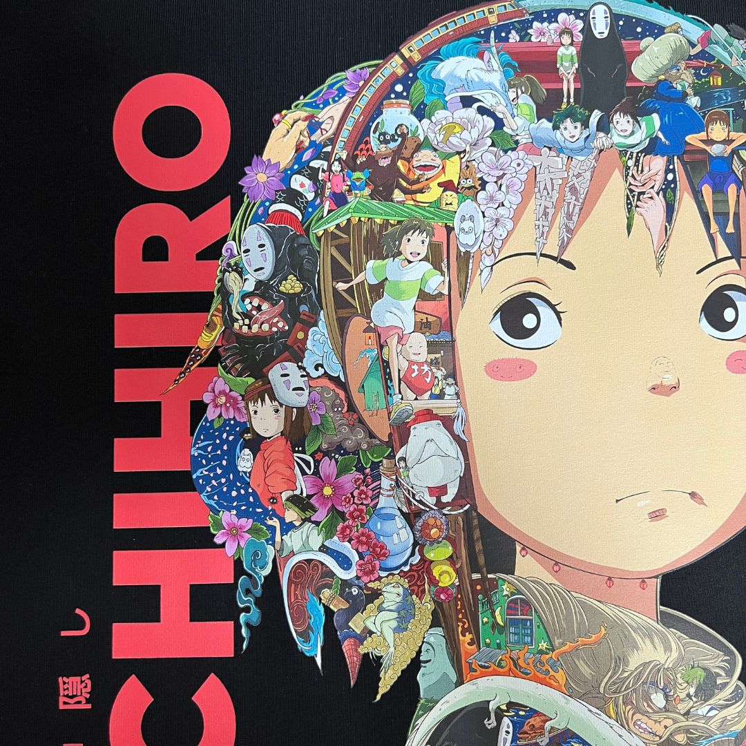CHIHIRO COLOR PREMIUM T-SHIRT (Art on back - Ship from Viet Nam)