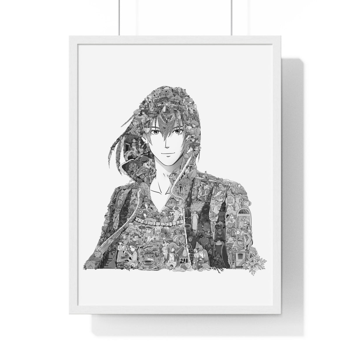 HOWL BLACK & WHITE FRAMED POSTER