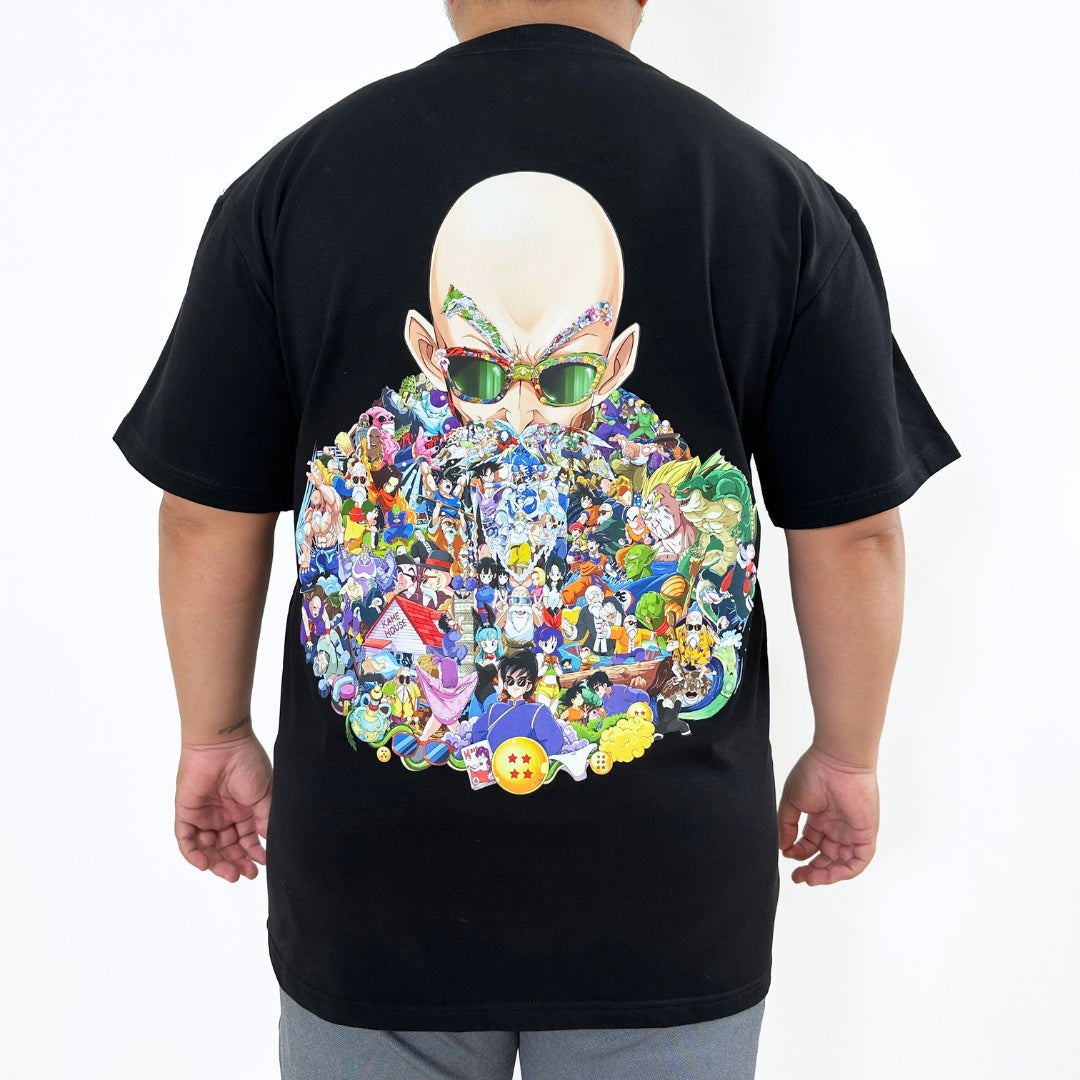 MASTER ROSHI COLOR PREMIUM T-SHIRT (Art on back - Ship from Viet Nam)