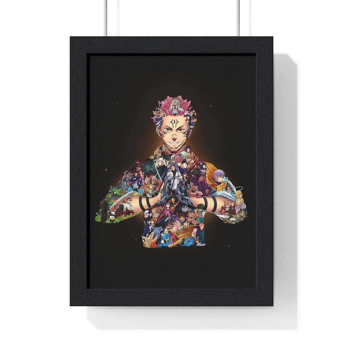 SUKUNA COLOR FRAMED POSTER