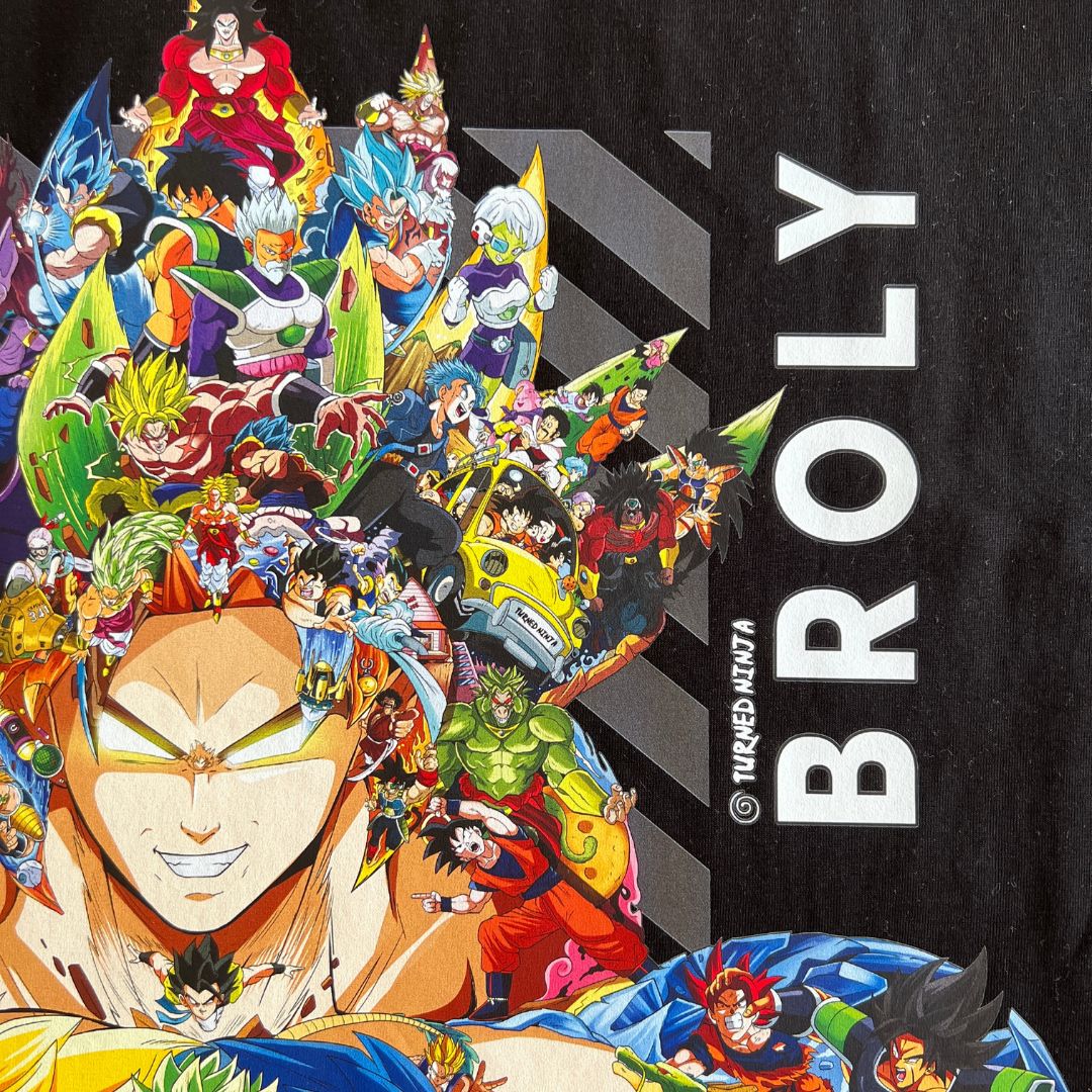 BROLY COLOR PREMIUM T-SHIRT (Art on back - Ship from Viet Nam)