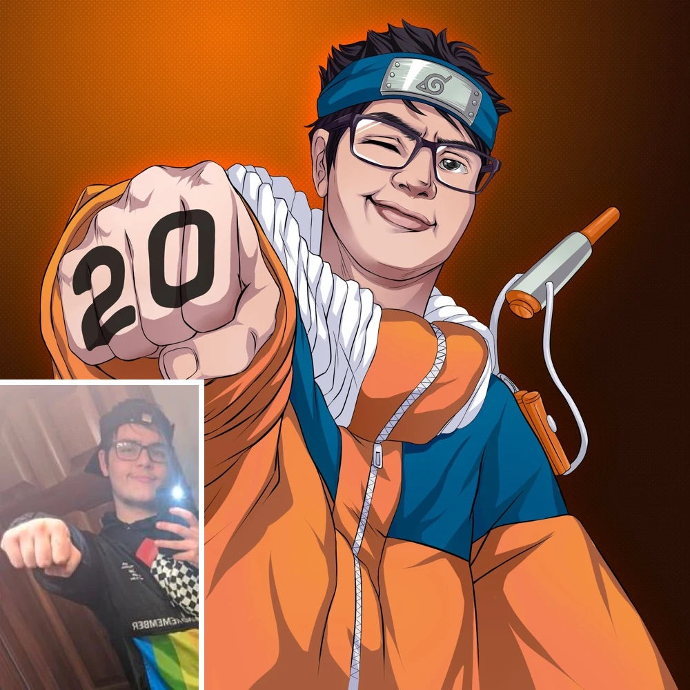 how to draw yourself naruto style